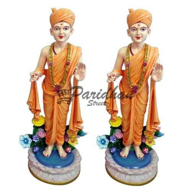 Swami Marble Statue & Handmade Marble God Idol Murti - Beautiful Sant ...