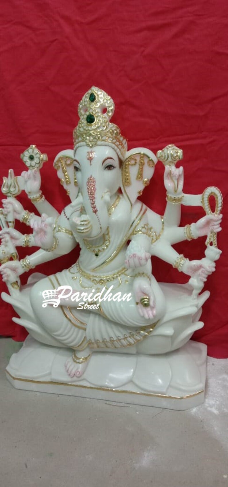 Vinayaki Ganesha Marble Statue-female Ganesha Idol-ganeshani - Etsy