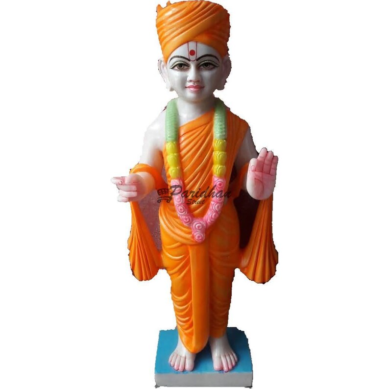 Swami Marble Statue & Handmade Marble God Idol Murti - Beautiful Sant ...