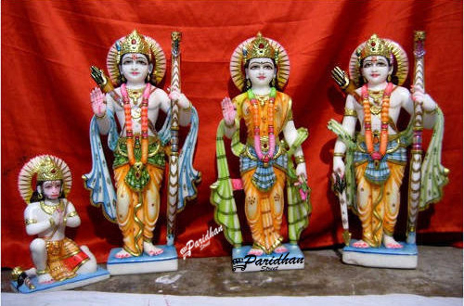 Marble Ram Darbar Statue Ram Parivar Statue-ram Darbar - Etsy