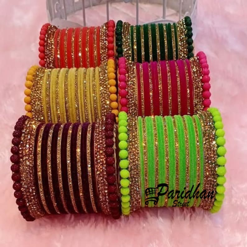 Traditional Indian Bangles Wedding Chura Rajasthani Chura | Etsy