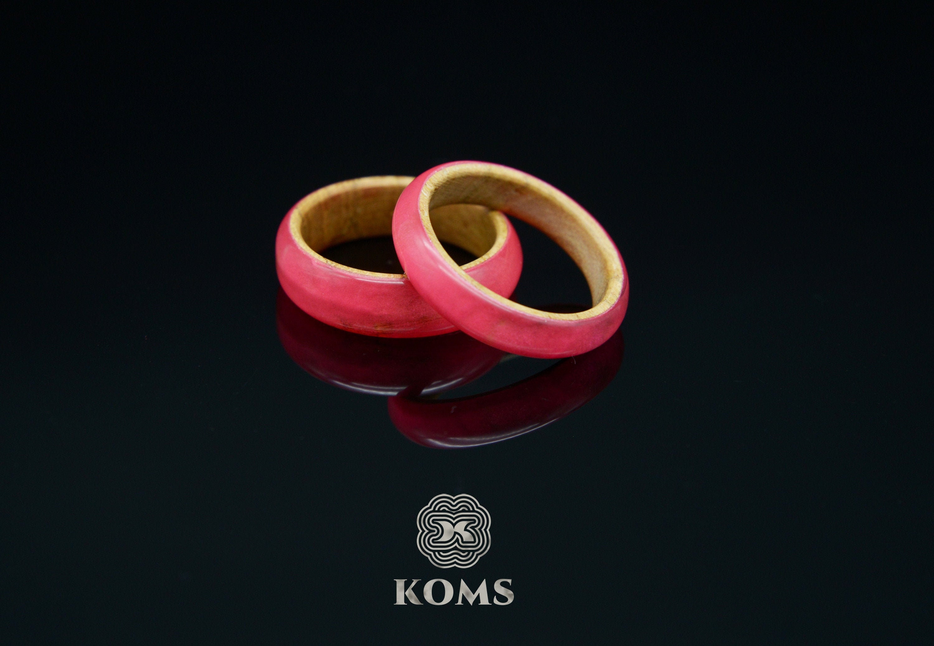 1 Piece Apricot Wood and Epoxy Resin. Luxury Wooden Box, Ring for ...