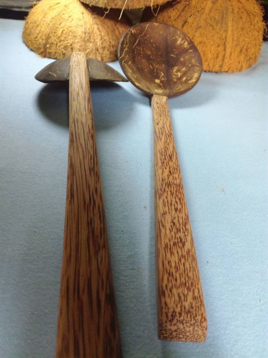 Coconut Shell Spoon Wooden Cooking Spoon Serving Utensils - Etsy