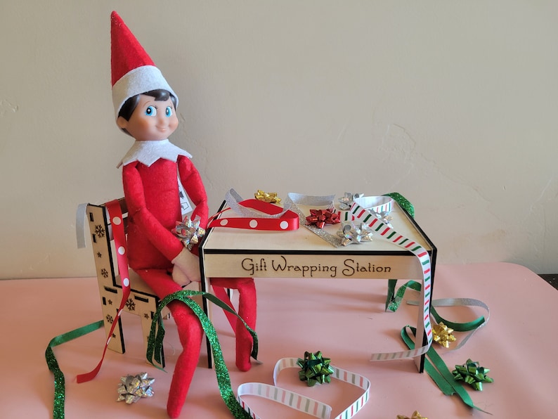 Elf on Shelf Prop Christmas Gift Station - Etsy