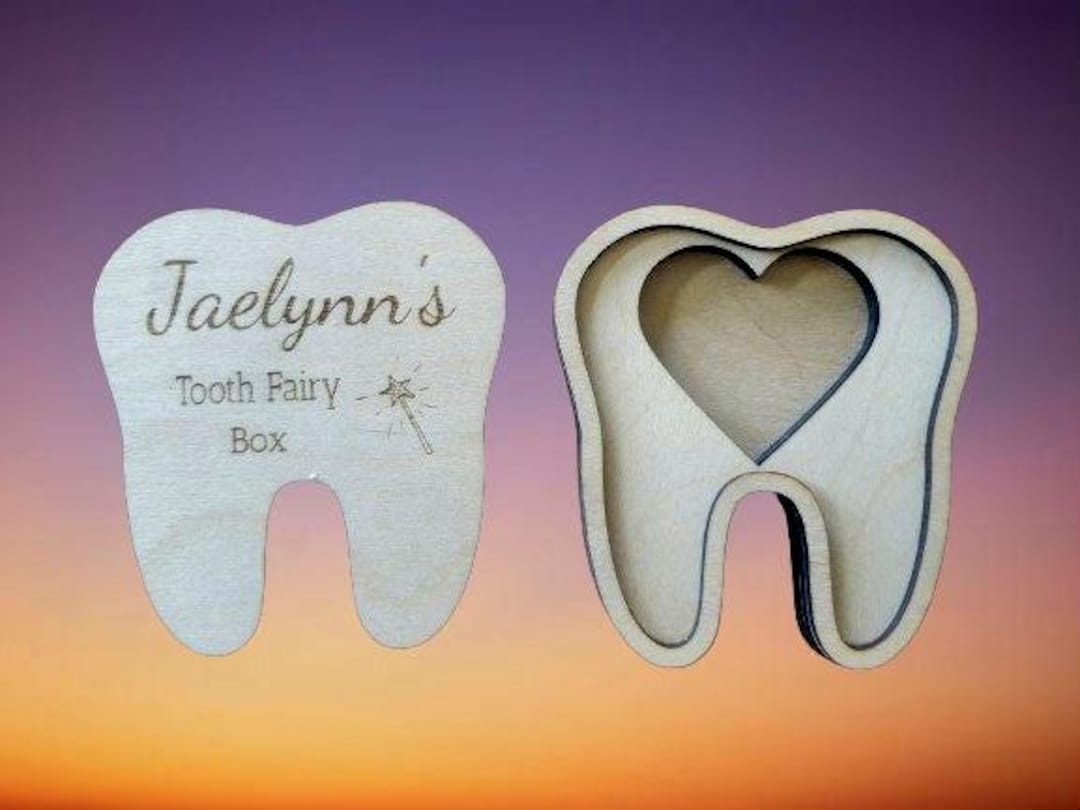 Tooth Holder- Tooth Fairy Box- Kid's Tooth Fairy Box- Custom Wooden Box ...