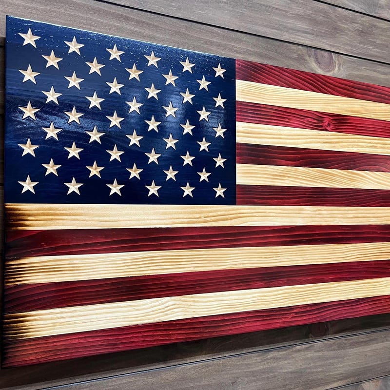 America Wood Sign - Etsy