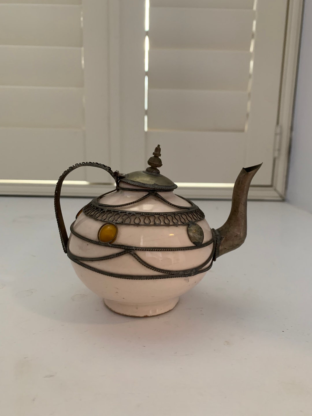 Vintage Moroccan Bohemian Style Decorative Tea Pot. - Etsy