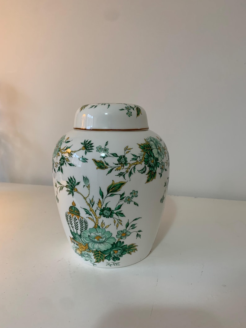 Crown Staffordshire, Kowloon Fine Bone China Large Ginger Jar. - Etsy