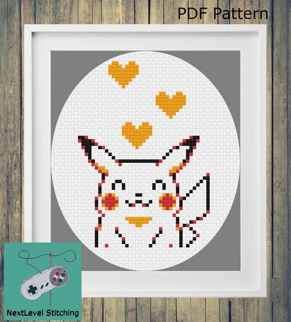 Pikachu Pokemon Yellow Pattern | Etsy