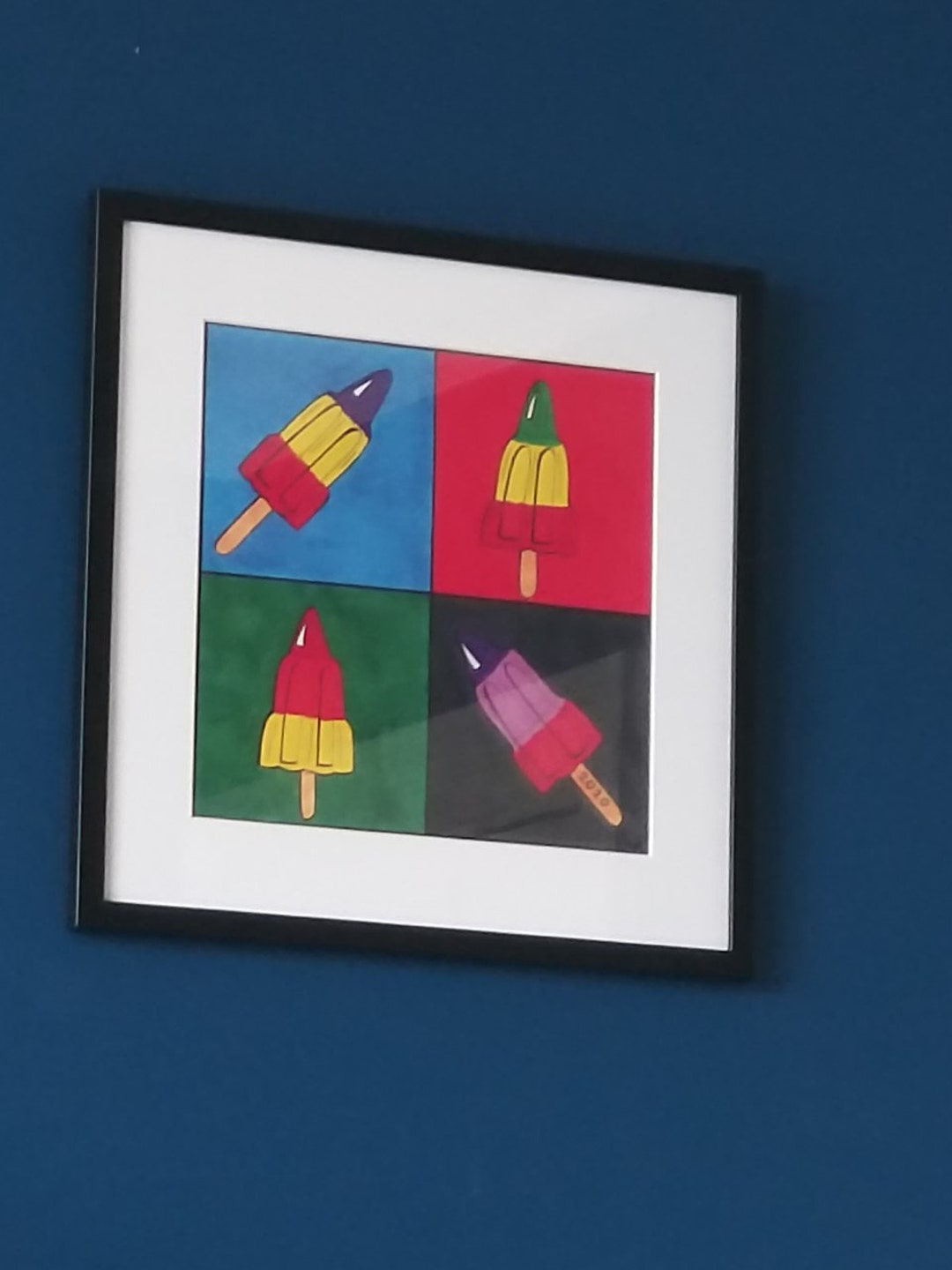 Zoom Ice Lolly Hand-drawn Pop-art Print - Etsy