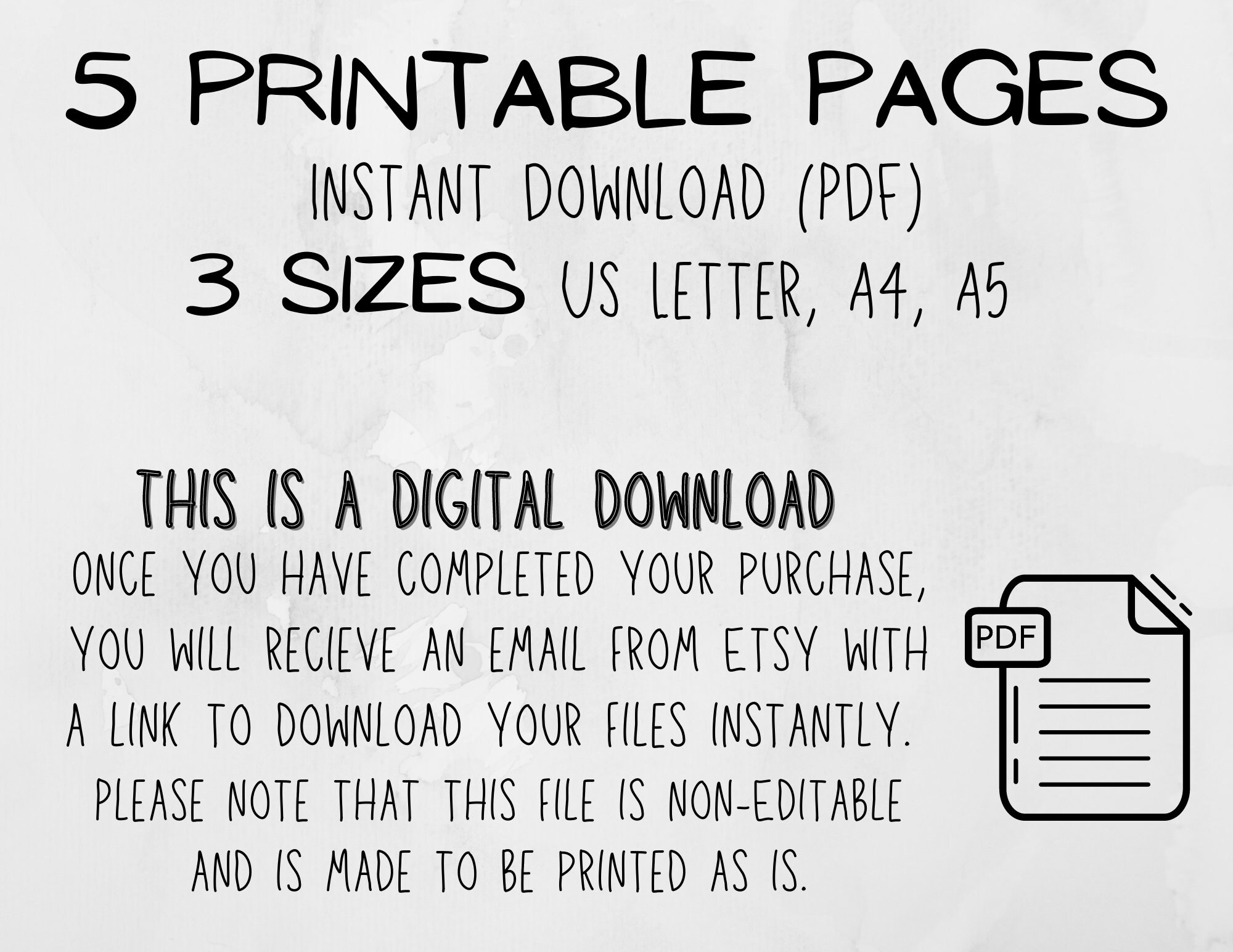 Daily Mindset Tracker, Printable Tracker and Journal, Instant Download ...