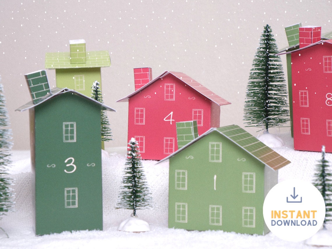 Advent Calendar Printable Christmas Countdown Calendar Christmas ...