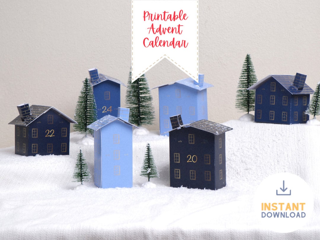 Advent Calendar Printable Christmas Countdown Calendar Christmas ...