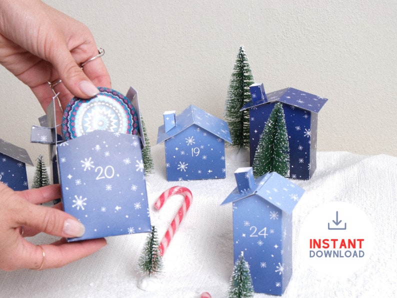 Advent Calendar Printable Christmas Countdown Calendar Christmas ...