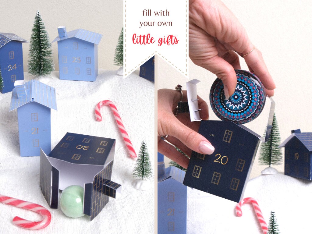 Advent Calendar Printable Christmas Countdown Calendar Christmas ...