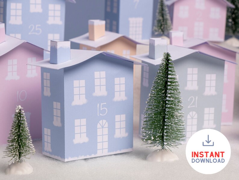 Advent Calendar Printable Christmas Countdown Calendar Christmas ...