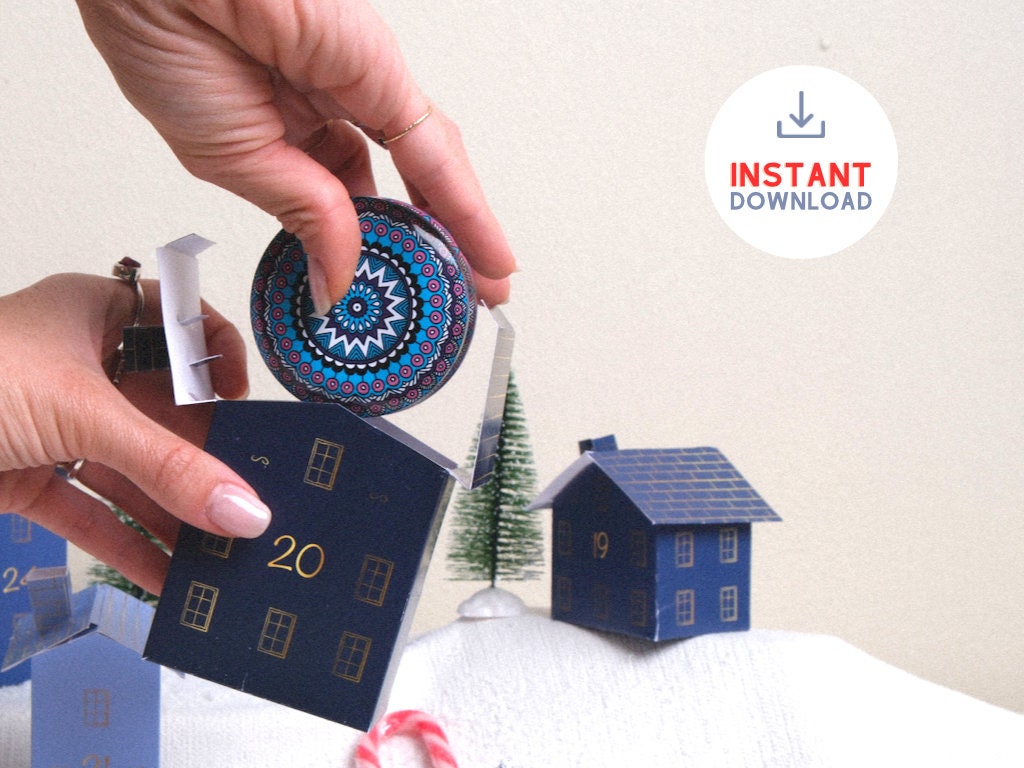 Advent Calendar Printable Christmas Countdown Calendar Christmas ...