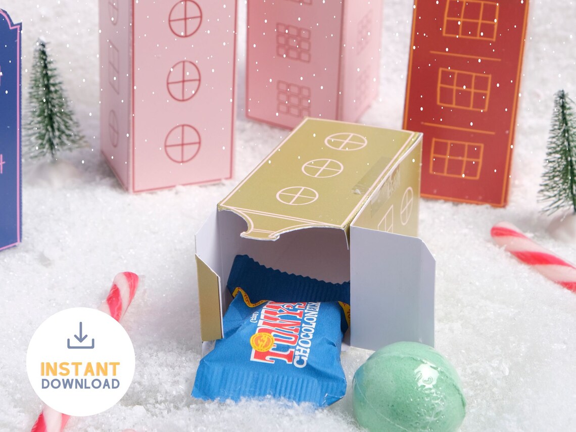 Advent Calendar Printable Christmas Countdown Calendar Christmas ...