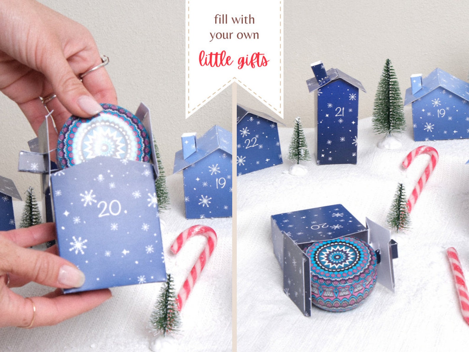 Advent Calendar Printable Christmas Countdown Calendar Christmas ...