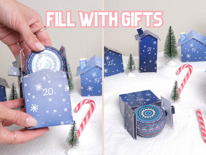 Advent Calendar Printable Christmas Countdown Calendar Christmas ...