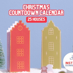 Advent Calendar Printable Christmas Countdown Calendar Christmas ...