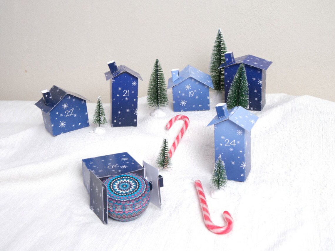 Advent Calendar Printable Christmas Countdown Calendar Christmas ...