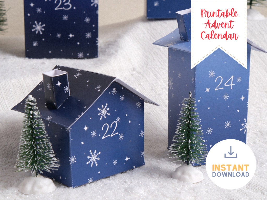Advent Calendar Printable Christmas Countdown Calendar Christmas ...
