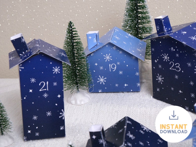 Advent Calendar Printable Christmas Countdown Calendar Christmas ...