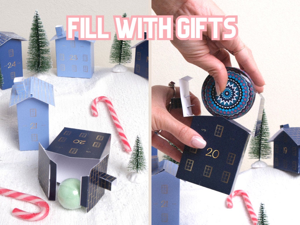 Advent Calendar Printable Christmas Countdown Calendar Christmas ...