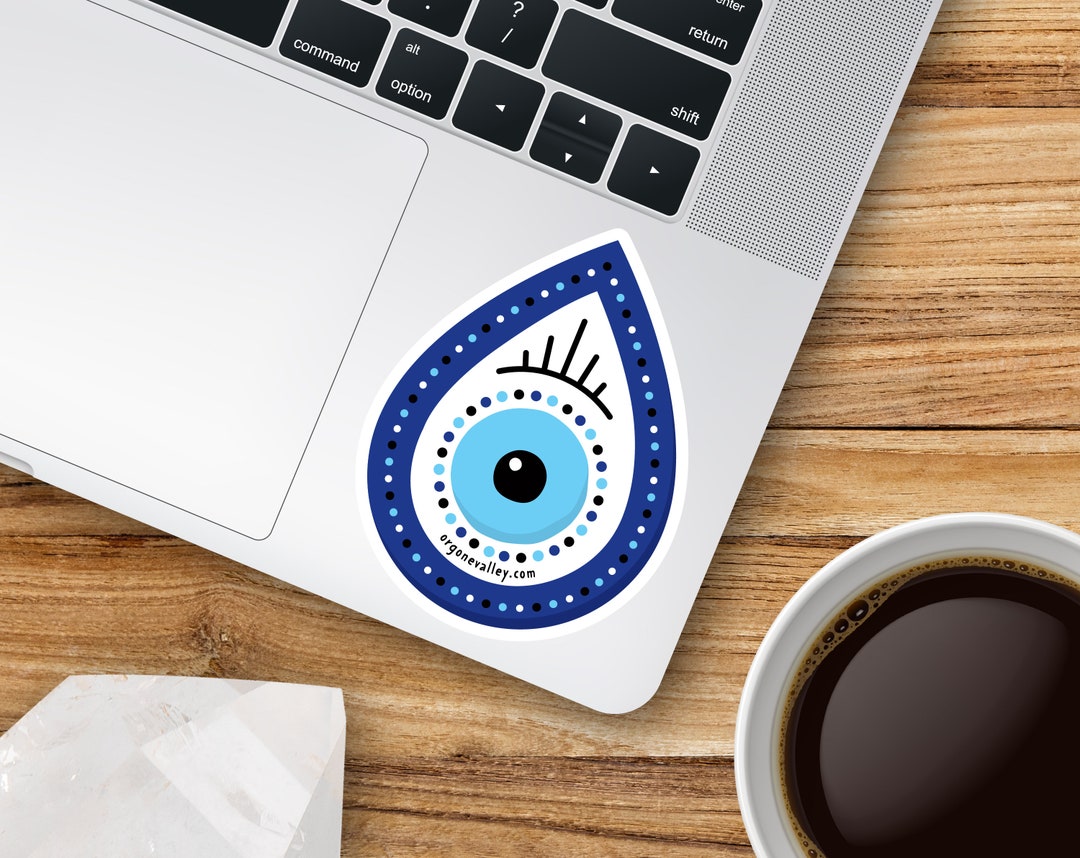 Evil Eye Vinyl Sticker - Etsy
