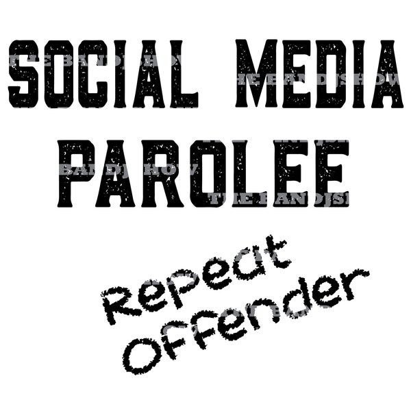 Facebook Jail Repeat Offender Svg - Etsy