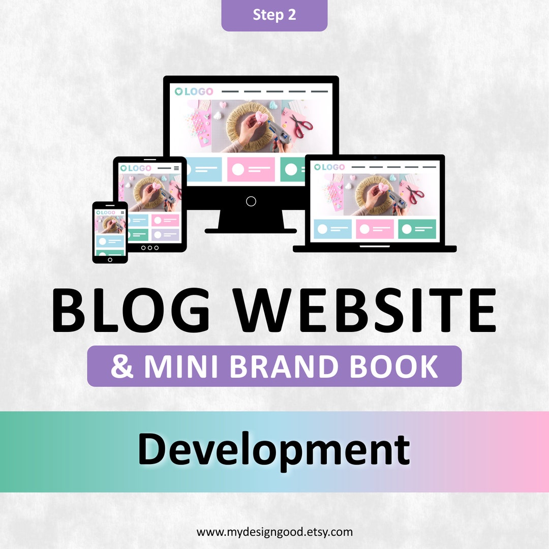 Blog Website & Mini Brand Book for Handicraft Creators, Your Project or ...