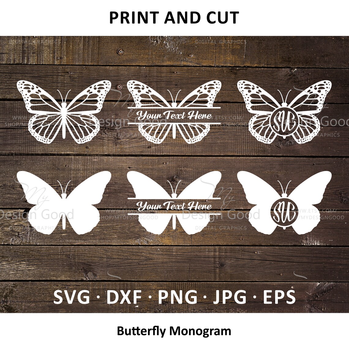 Butterfly Monogram SVG. Monogram Bundle Svg, Butterfly Flying Svg ...