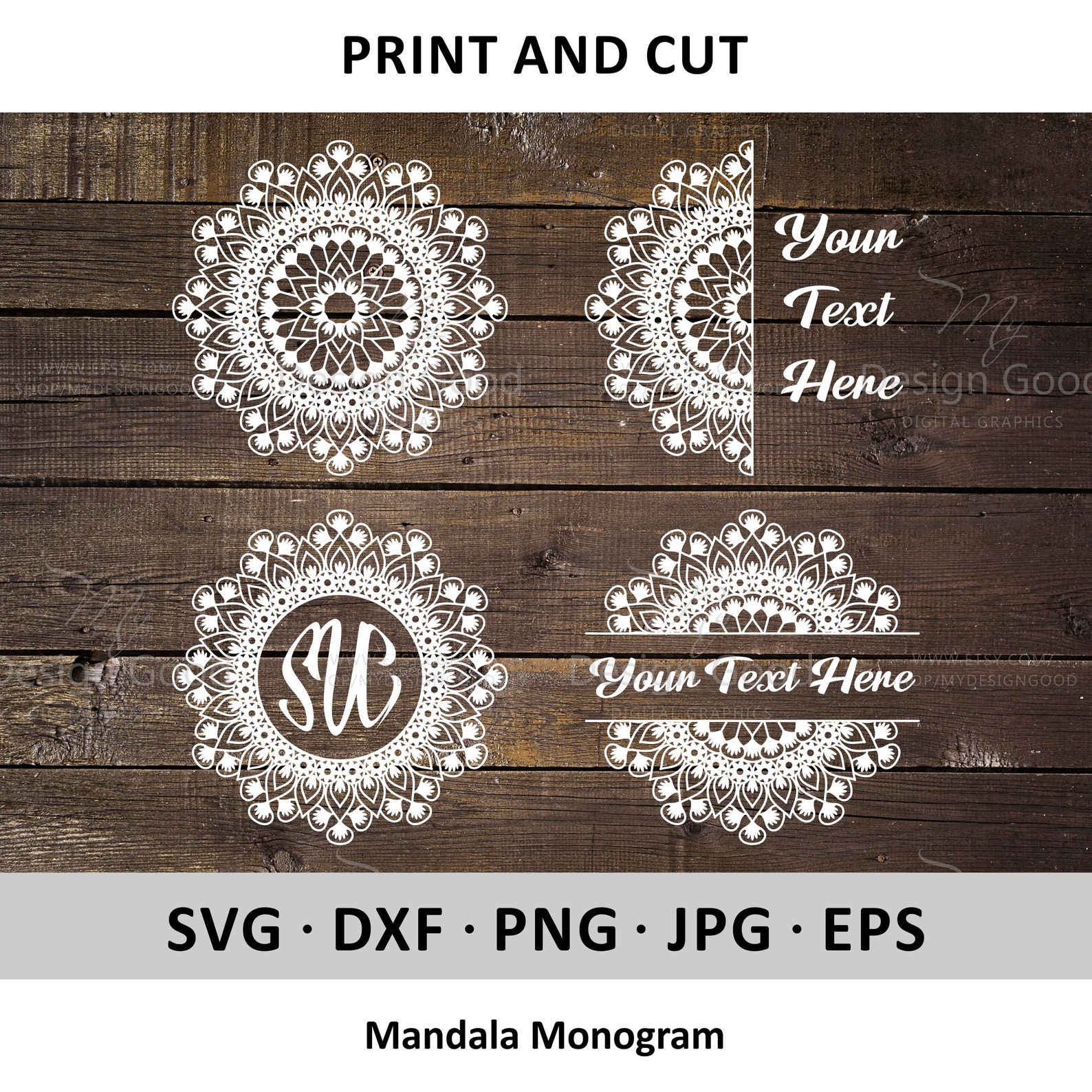 Floral Mandala Svg Mandala Monogram Svg Mandala Svg Mandala - Etsy