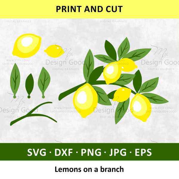 Lemon Svg - Etsy
