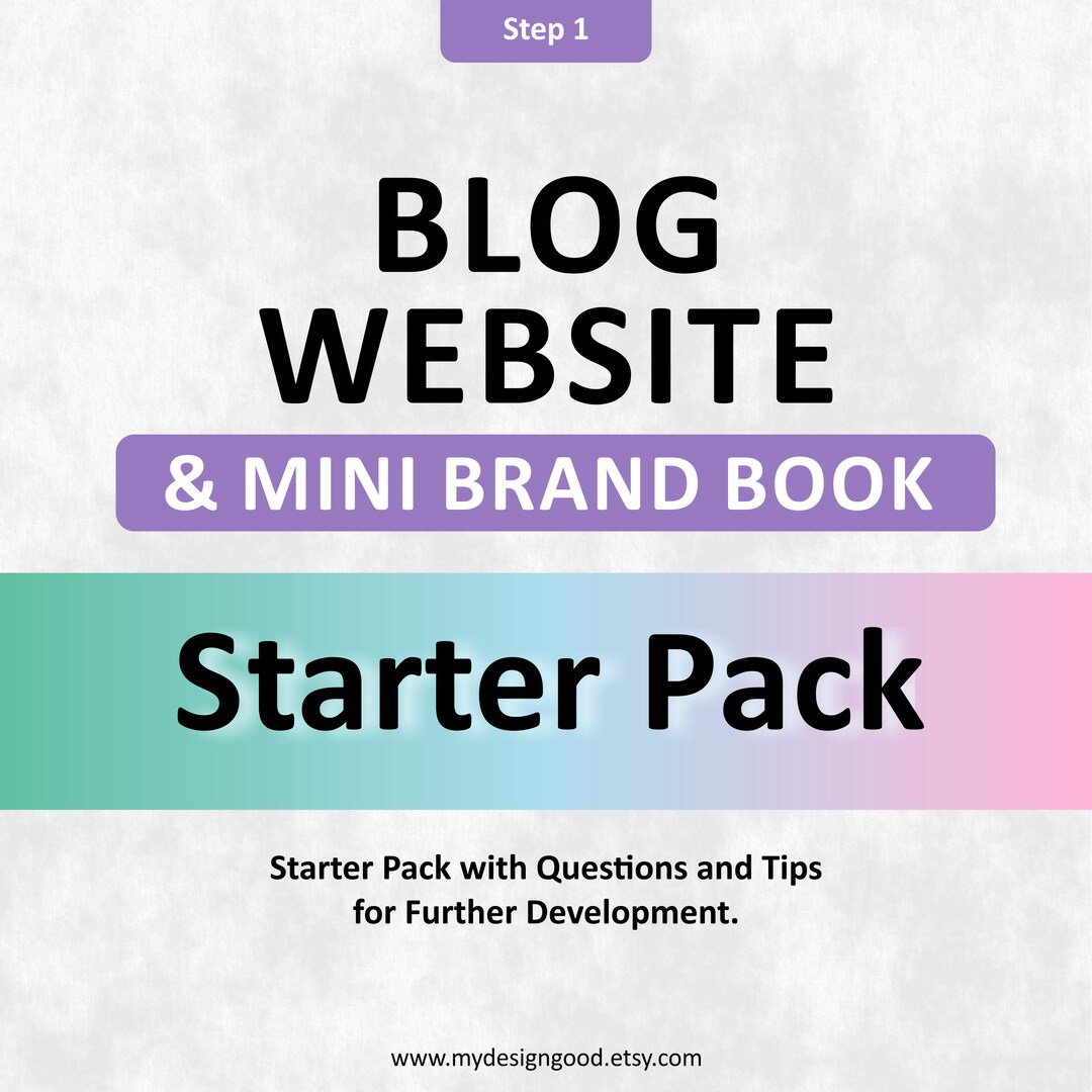 Starter Pack - Blog Website for Handicraft Creators With Questions and ...