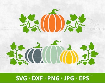 Three Pumpkins SVG Pumpkins Clipart. Autumn Holiday Decor | Etsy