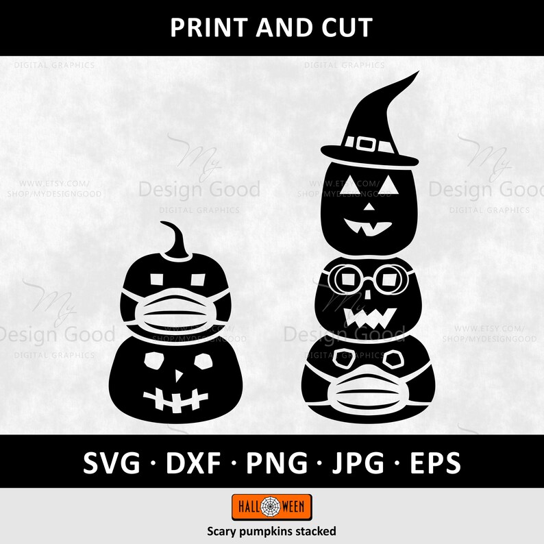 Three Pumpkins SVG Stacked Pumpkins Svg. Autumn Holiday - Etsy