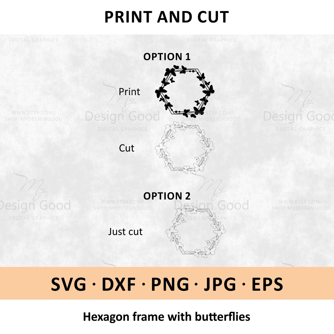 Hexagon Wire Frame Svg. Hexagon Monogram SVG. DIY Shirt. Design for ...