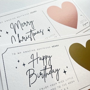 Personalised Scratch off Ticket Birthday, Christmas, Anniversary ...