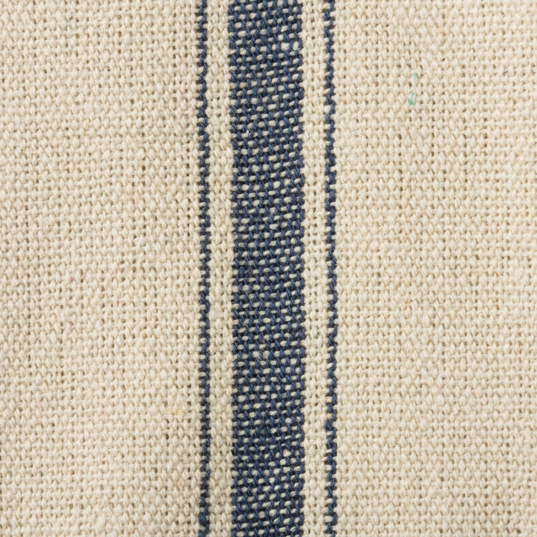 Grain Sack Fabric - Blue Stripe - Etsy
