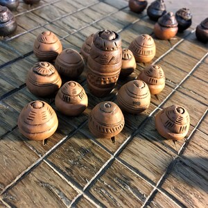 Hnefatafl Board Game. Swedish Falk Art Custom Chess Set Game. Viking ...
