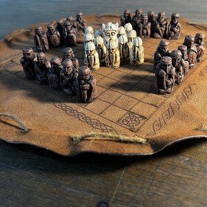 Hnefatafl Board Game. Swedish Falk Art Custom Chess Set Game. Viking ...