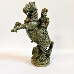 Vintage-style Roman Horseman Figurine - Etsy