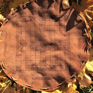 The Hnefatafl Board Game With Wooden Pieces - Etsy