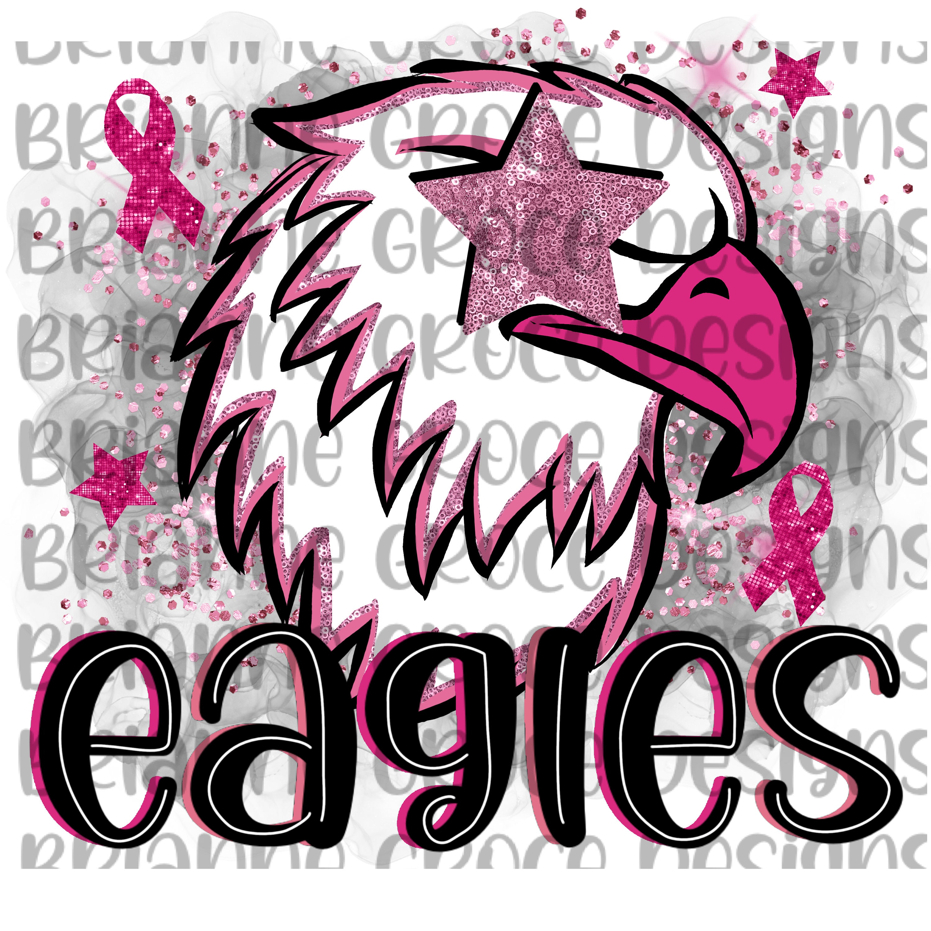 Eagles Breast Cancer Logo