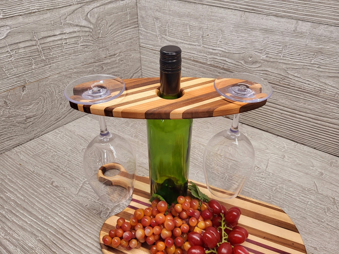 Wooden Wine Glass Caddy - Etsy