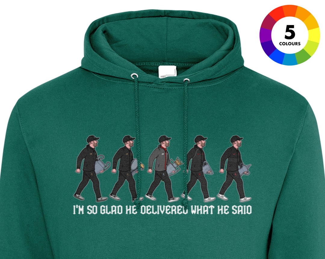 Jurgen Klopp Liverpool Manager Champions Men’s Hoodie - Etsy UK