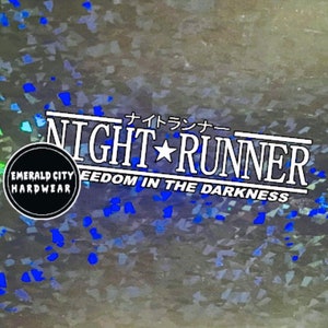 Night Runner Decal Sticker Freedom in the Darkness - Etsy