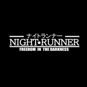 Night Runner Decal Sticker Freedom in the Darkness | Etsy